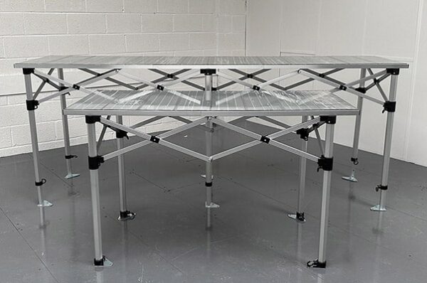 Aluminium Folding Concertina Tables - Gazeboshop